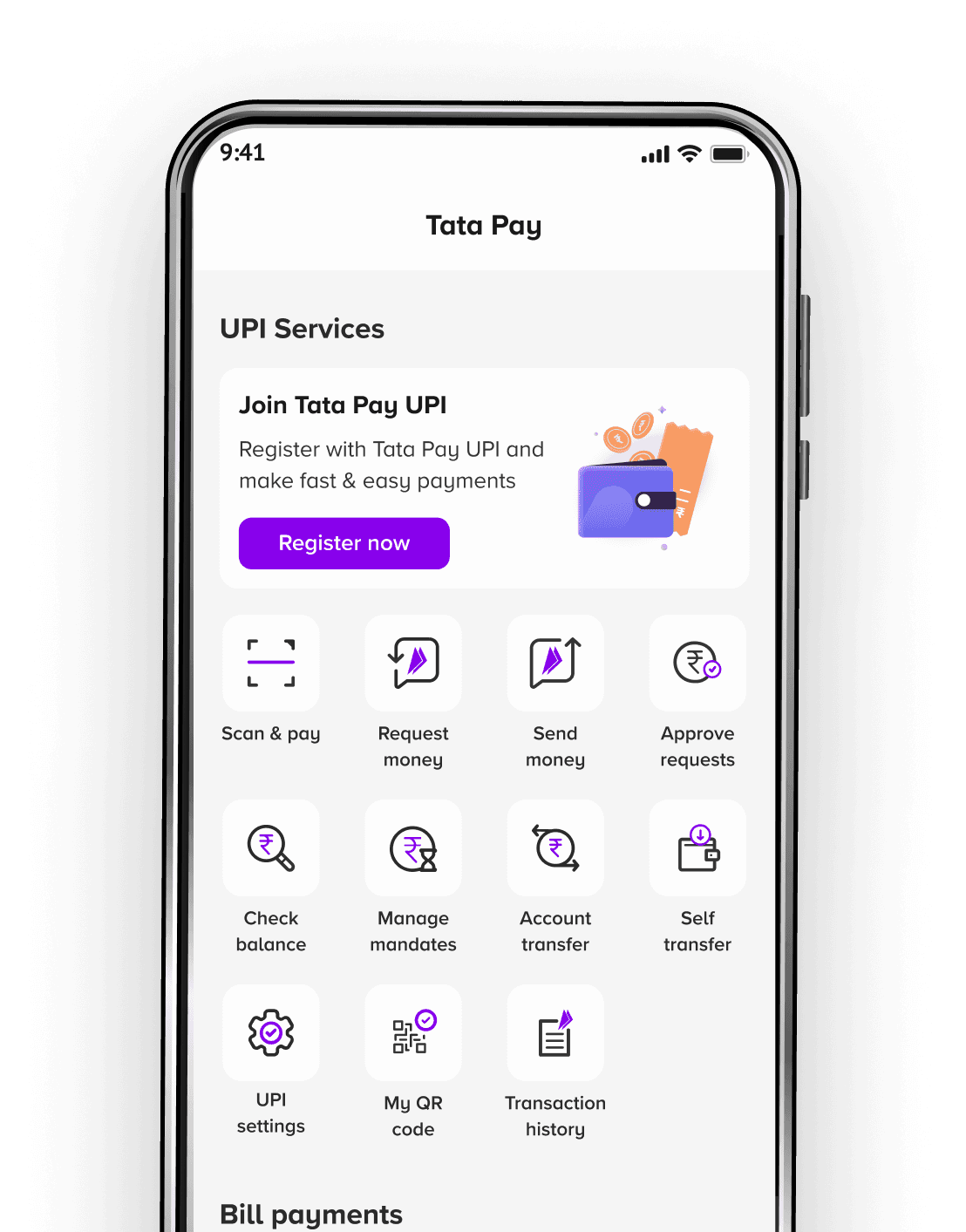 UPI Payment Online | Secure UPI ID & Money Transfer - Tata Pay