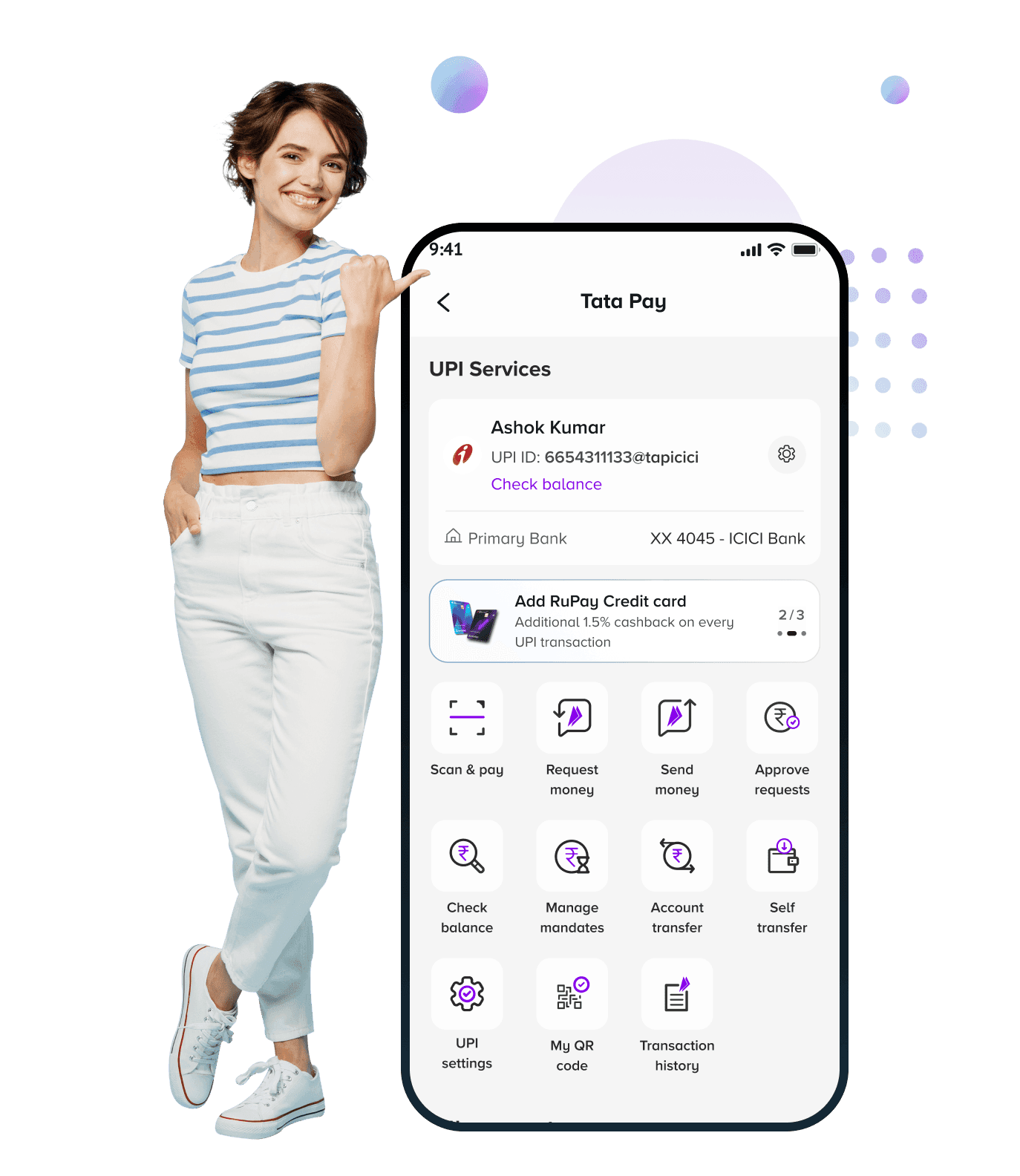 UPI Payment Online | Secure UPI ID & Money Transfer - Tata Pay